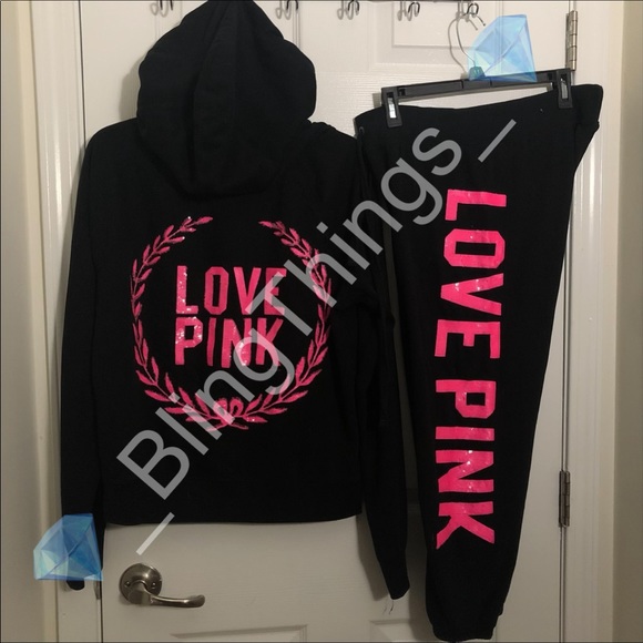 PINK Victoria's Secret | Tops | Rare Vs Pink Bling Outfit | Poshmark